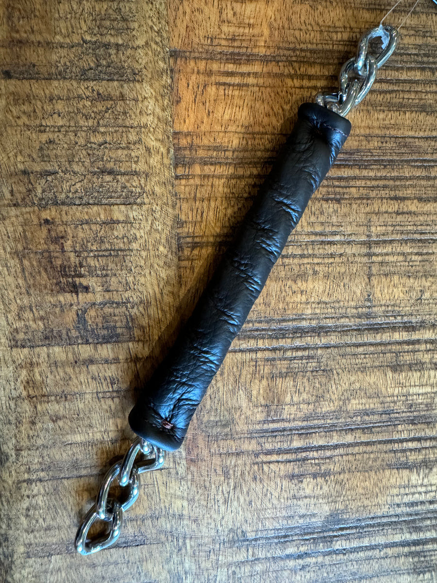 Walsh Leather Covered Curb Chain – All Aces Tack and Pets